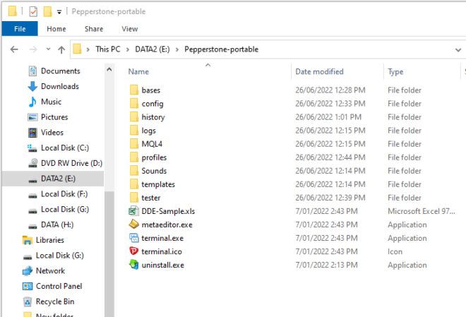 MT4 How To – Change The Metatrader 4 Data Folder Location Using Portable Mode - That Freaky NewGuy